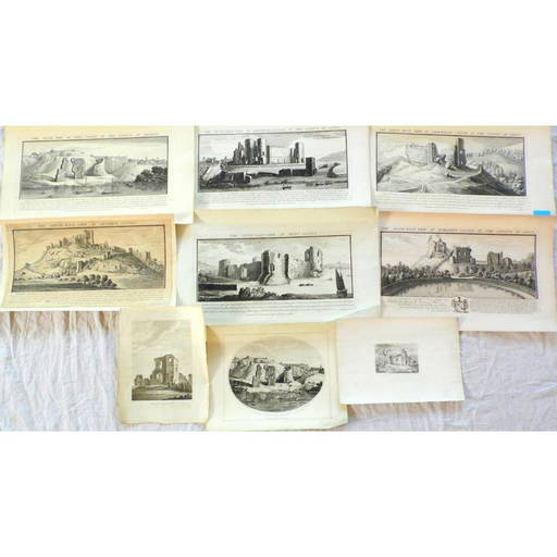 18th Century Local Interest Castle Engravings