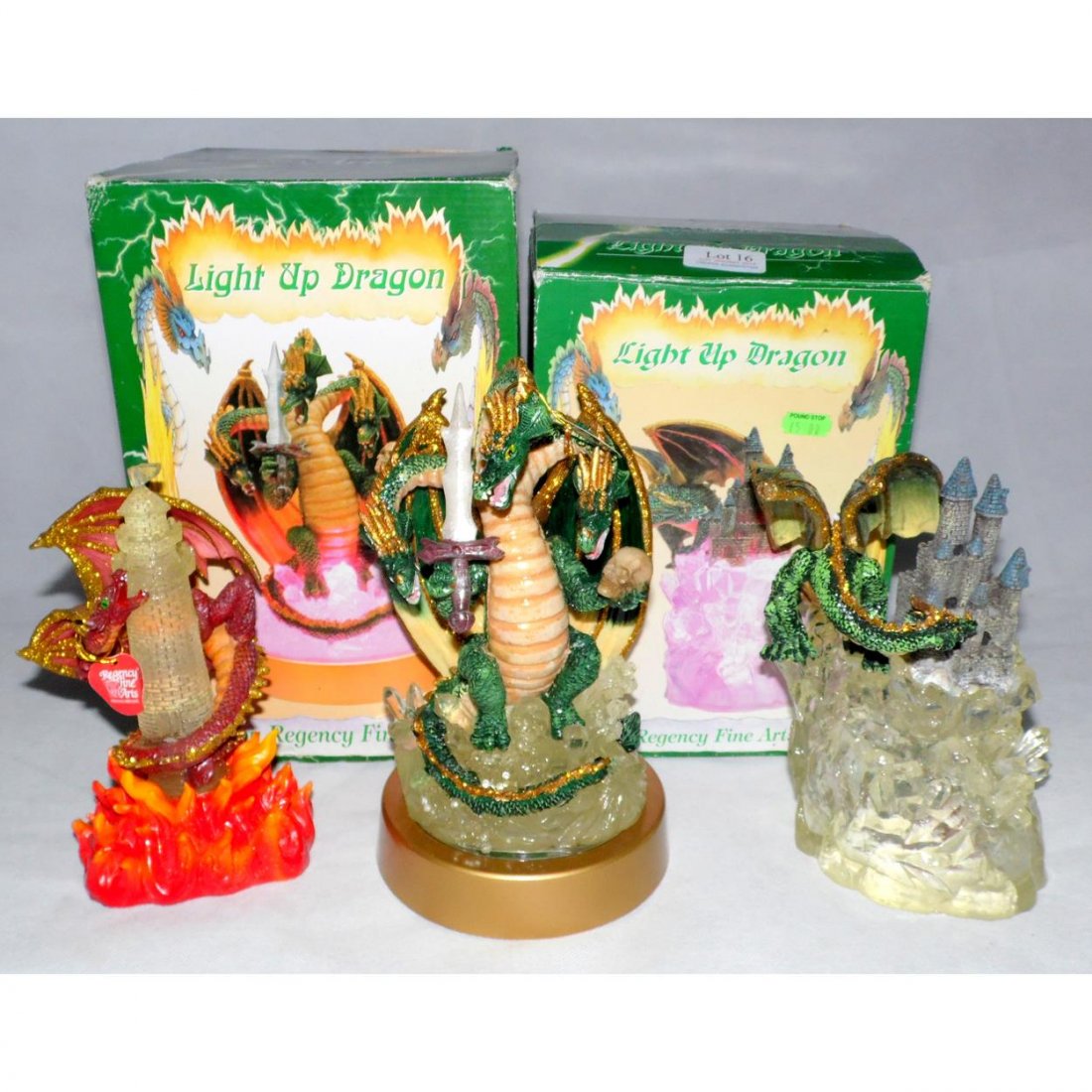 3 Regency Fine Arts Light Up Dragons - Jan 25, 2020 | Cooper Barrington ...