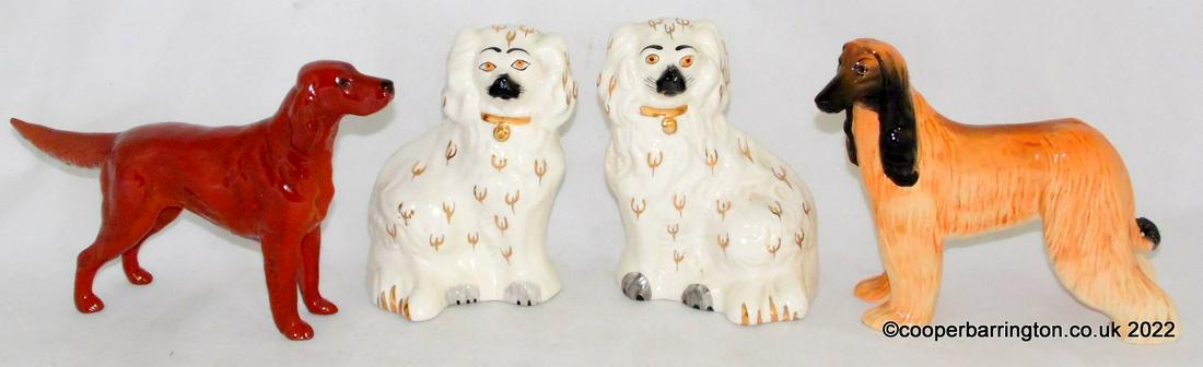 Beswick Irish Setter & Afghan Hound (#0258) on Feb 26, 2022 | Cooper ...