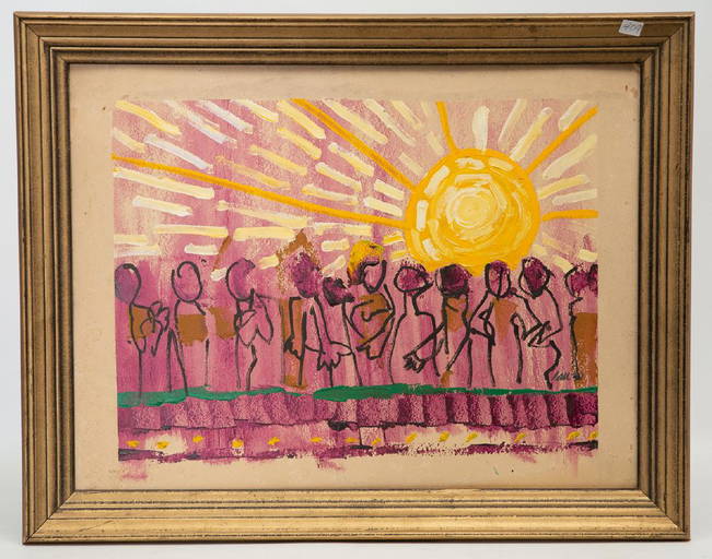 Fred Nall Hollis Watercolor