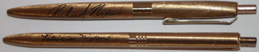 Richard Nixon & Patricia Nixon Presidential Pen Set