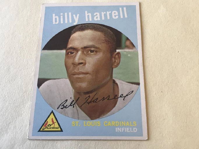 Billy Harrell Cards 1959 Topps Baseball Card #433