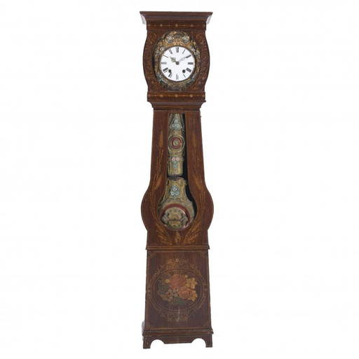 Catalan Grandfather Clock, Morez Style, Late 19th Early 20th Century.