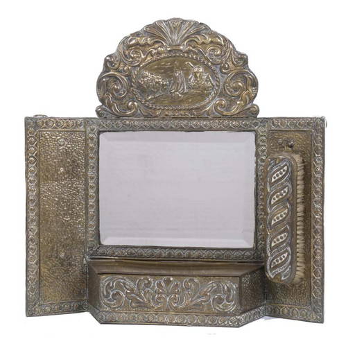 Dutch Dressing Table With Brush, Early 20th Century.