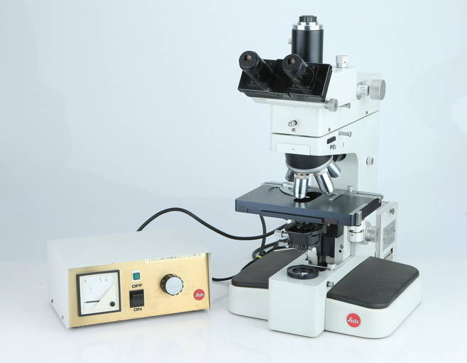 Leitz Orthoplan Trinocular Microscope