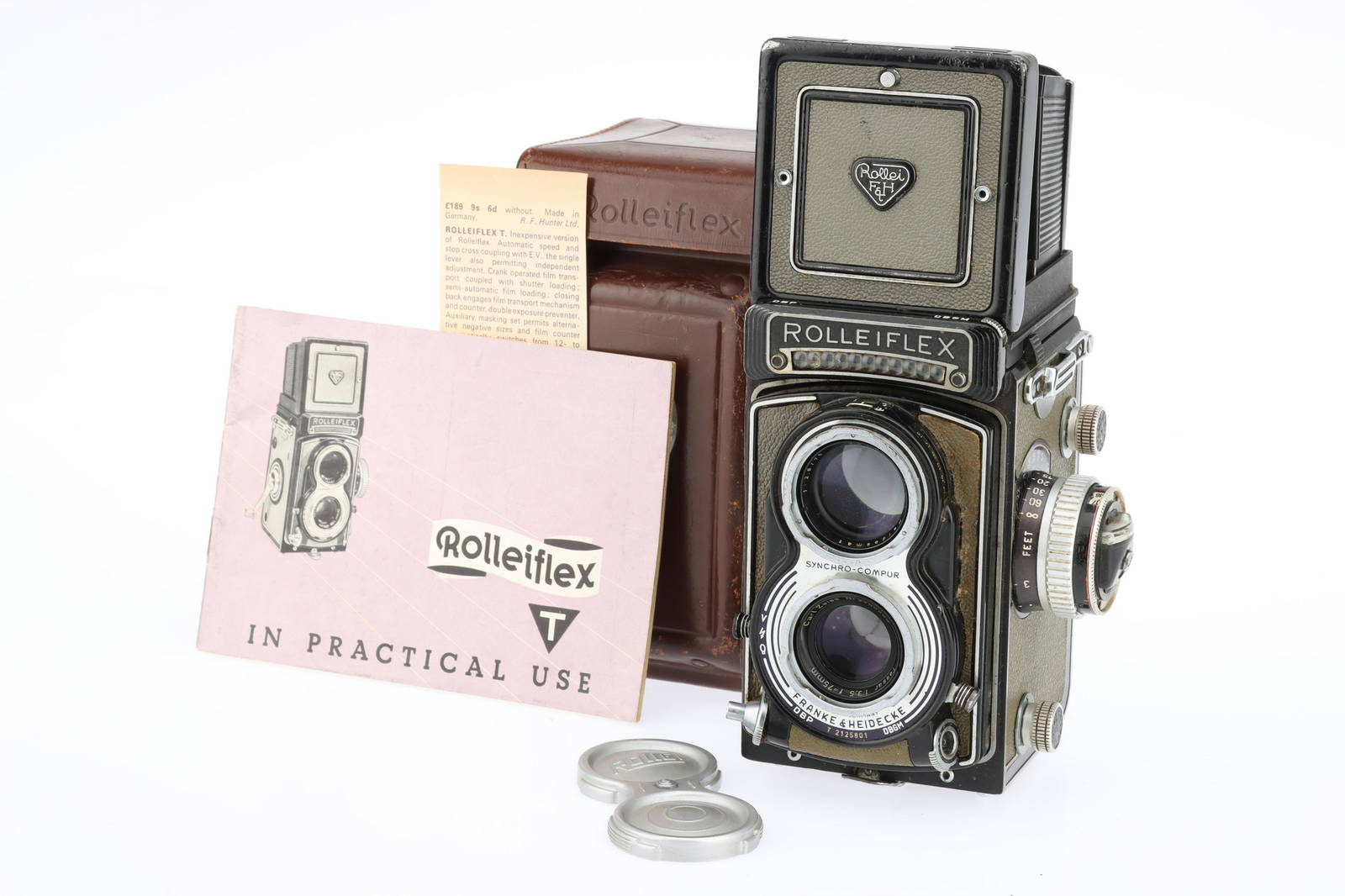 A Rollei Rolleiflex T Model K8 T1 Medium Format Tlr Camera Auction