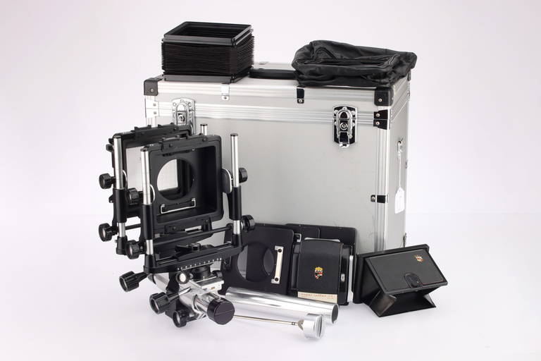A Wista Large Format Monorail Studio Camera