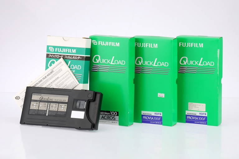 Three Packs Of Fujifilm Quickload 4x5 Sheet Film,