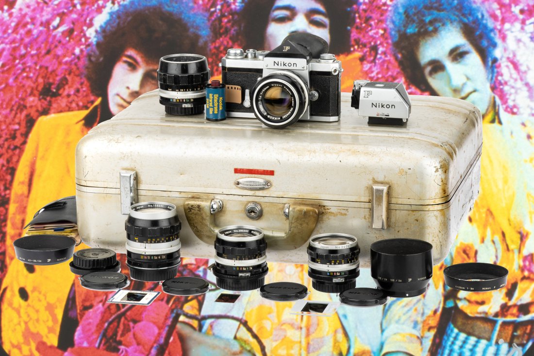 The Nikon F Slr 'karl Ferris' Camera Outfit Used To Shoot Jimi Hendrix ...