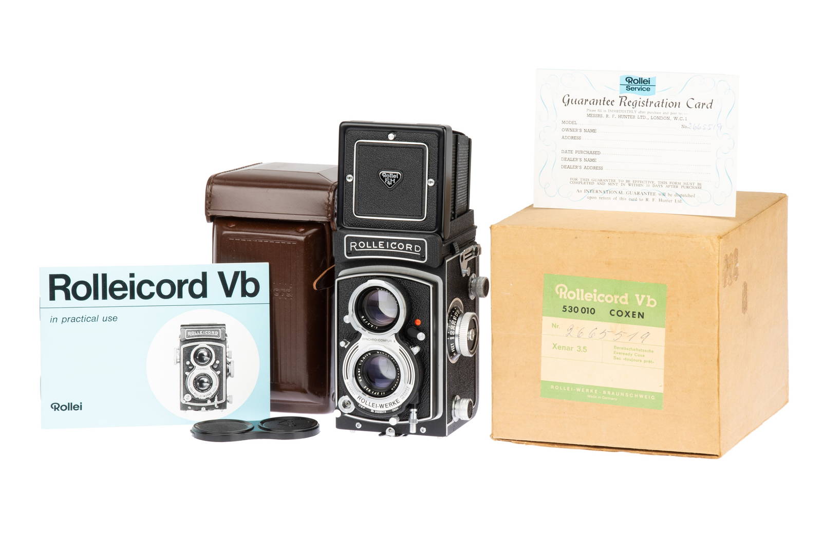 A Rollei Rolleicord Vb Tlr Medium Format Camera, Auction