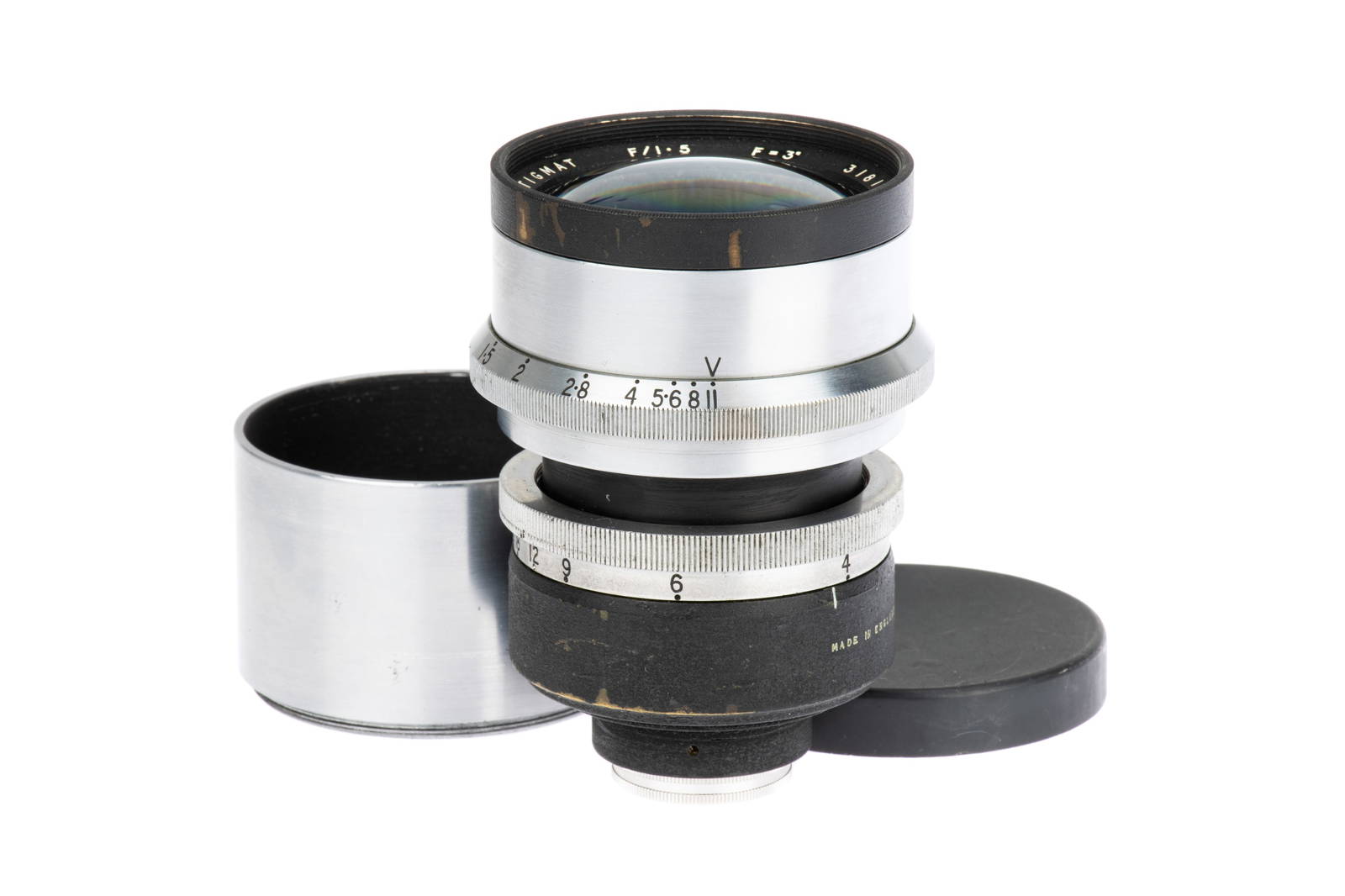 A J. H. Dallmeyer Speed F/1.5 3" Lens, Auction