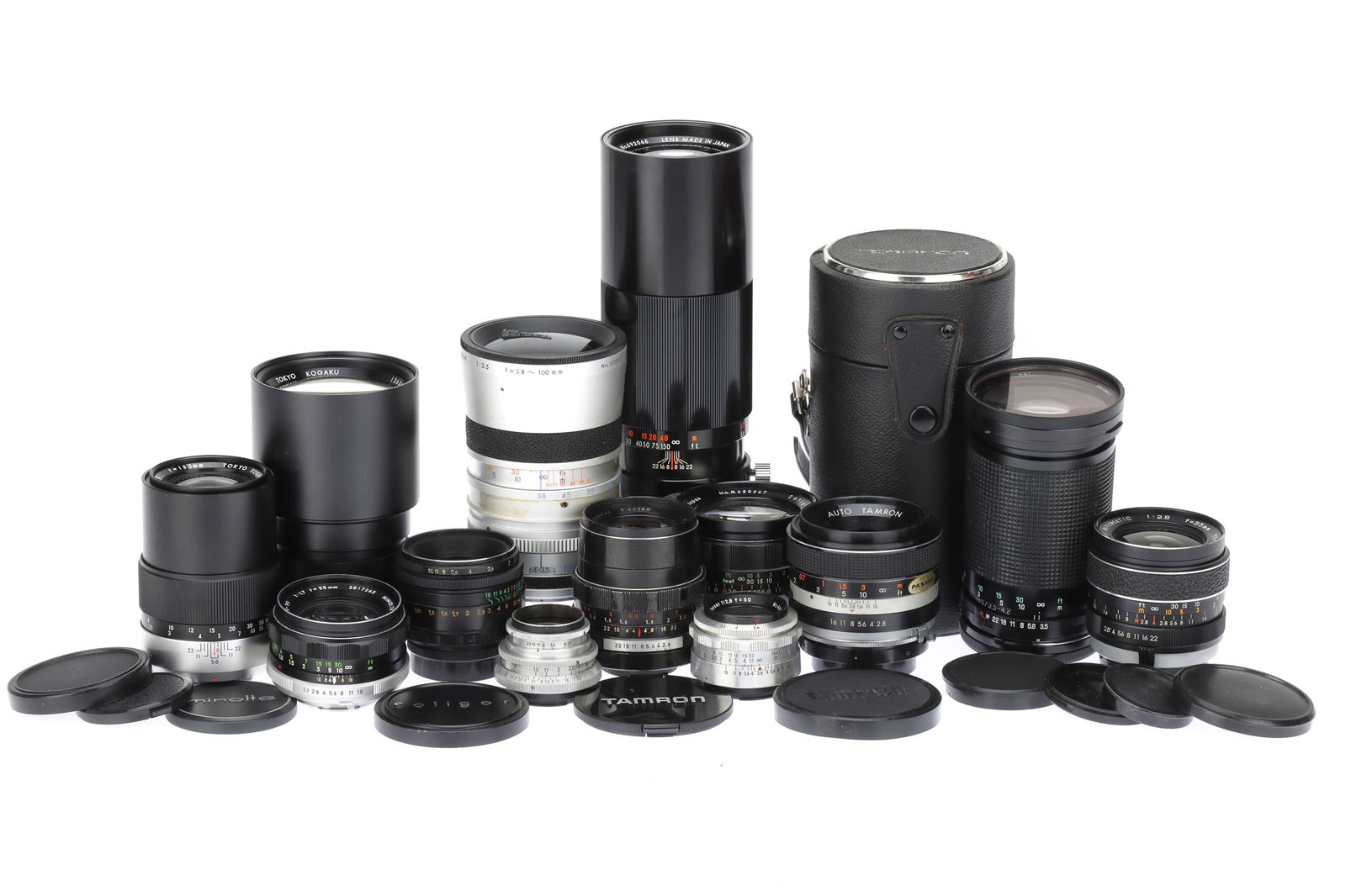 A Mixed Collection Of Various Slr Lenses Auction