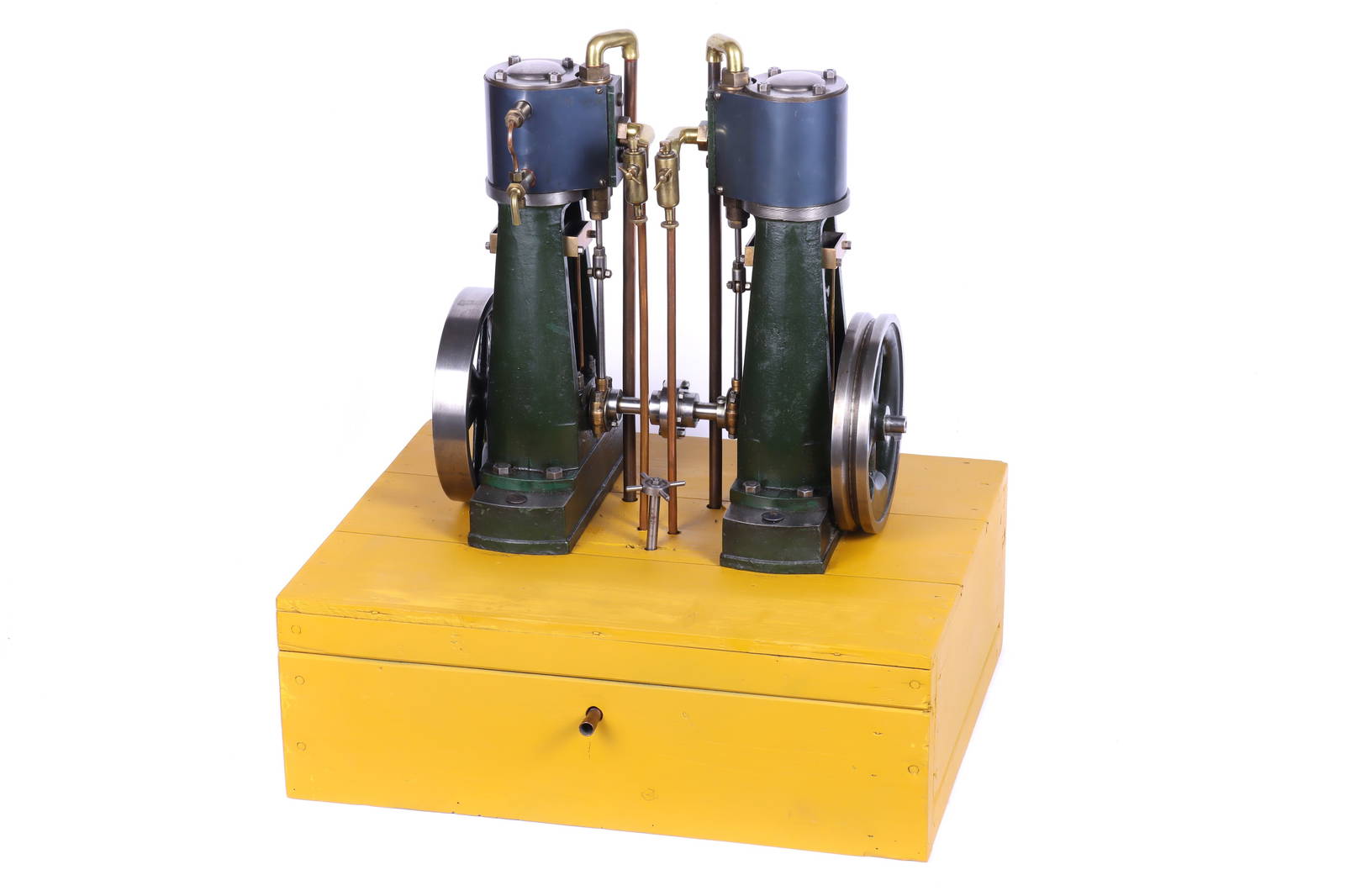A Large Twin Bottle Frame Steam Engine, Auction