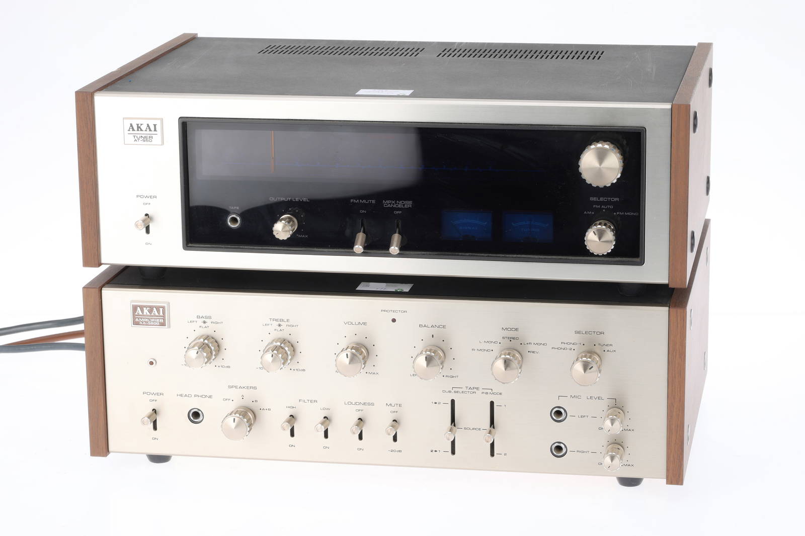 An Akai Hi Fi Amplifier And Tuner, Auction