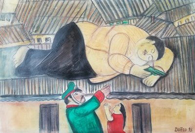 Fernando Botero - Pablo Escobar Death - Dec 28, 2019 | Art Online LLC in NV