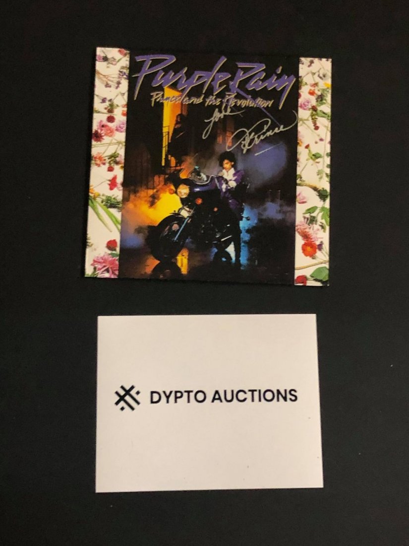 Rare Autographed Prince Purple Rain Album