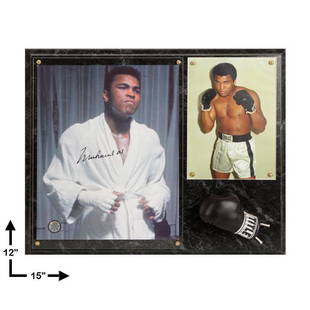 Muhammad Ali Plaque And Handprint