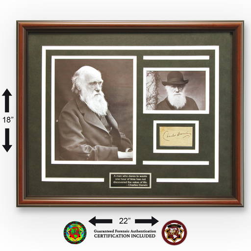Charles Darwin Signed Autograph Page - Nov 17, 2021 | Dalshire ...