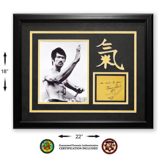 BRUCE LEE SIGNED NOTE (#0087) on Mar 16, 2022 | Dalshire International ...