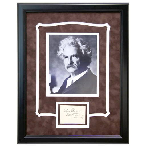 SAMUEL CLEMENS/MARK TWAIN SIGNED CUT - Jul 07, 2022 | Dalshire ...