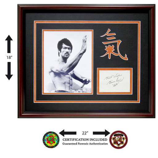Bruce Lee Signed Cut - Aug 18, 2022 | Dalshire International in TX