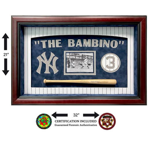 Rare Babe Ruth Signed Minature H&b Bat