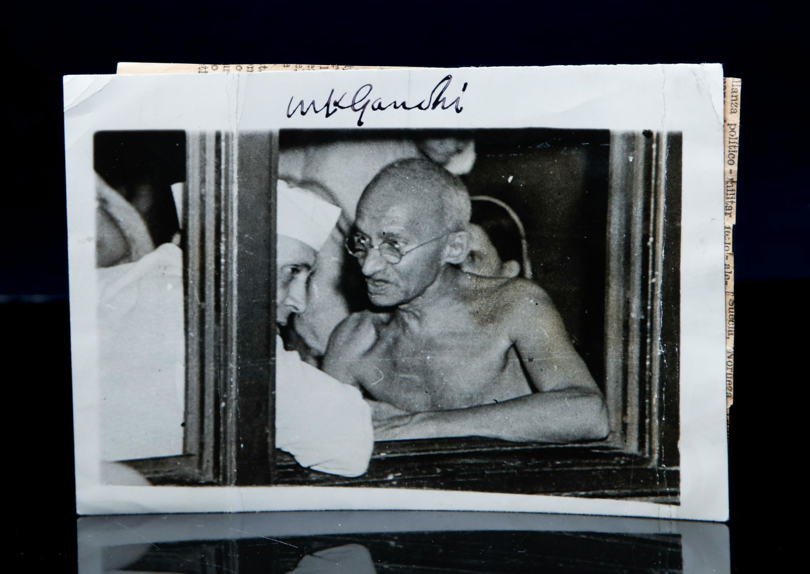Mahatma Gandhi Signed Photo
