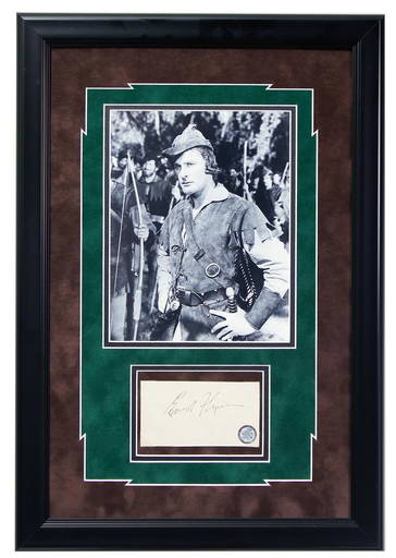 SWASHBUCKLER ERROL FLYNN SIGNED AUTOGRAPH PAGE (#0058) on Feb 08, 2023 ...