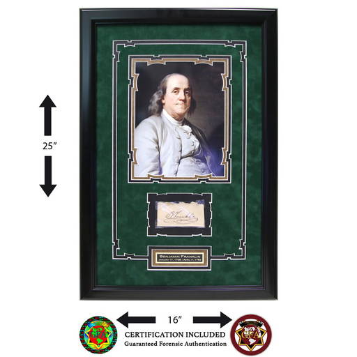 Benjamin Franklin Signed Cut (#0031) on Feb 22, 2023 | Dalshire ...