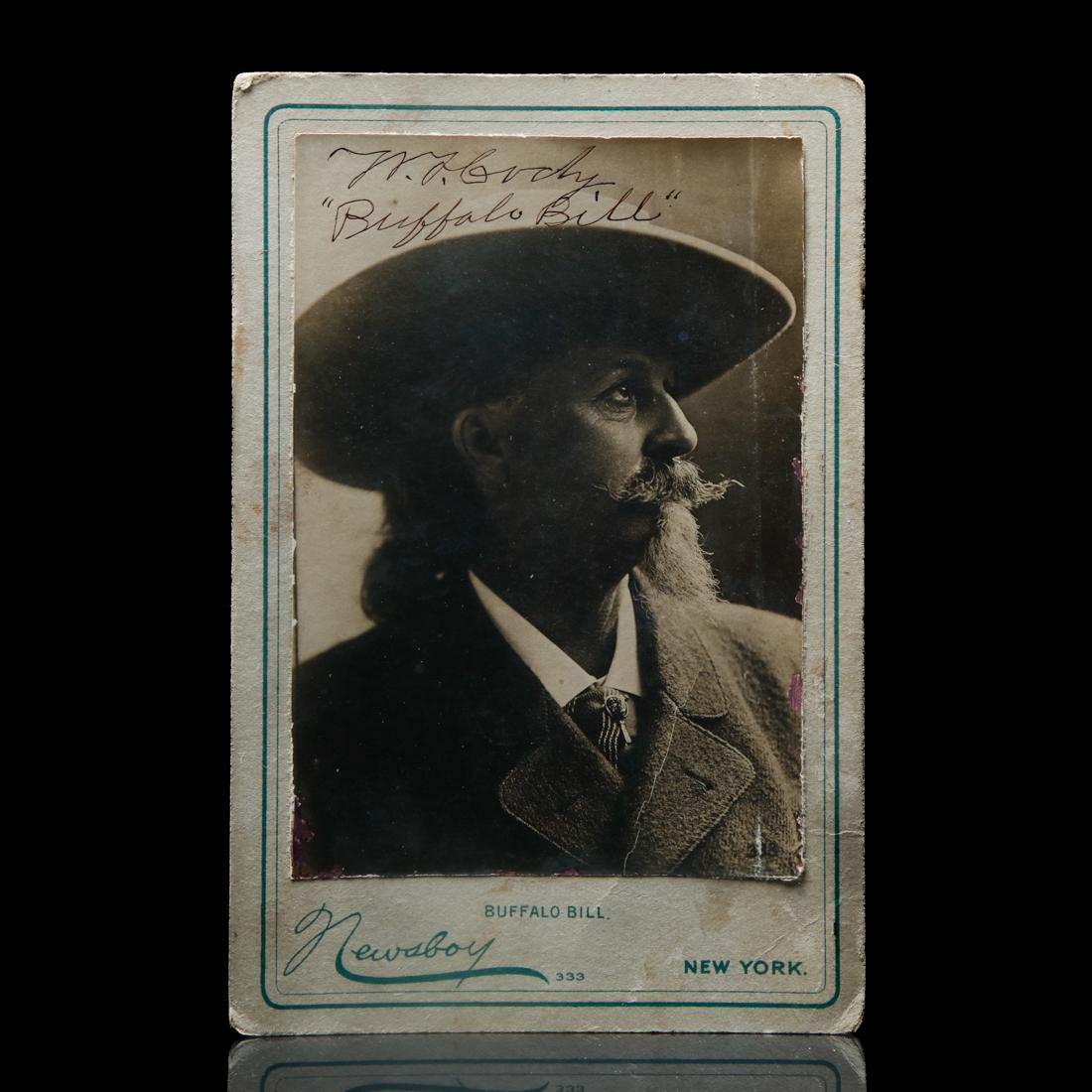 William "buffalo Bill" Cody Signed Mounted Photo