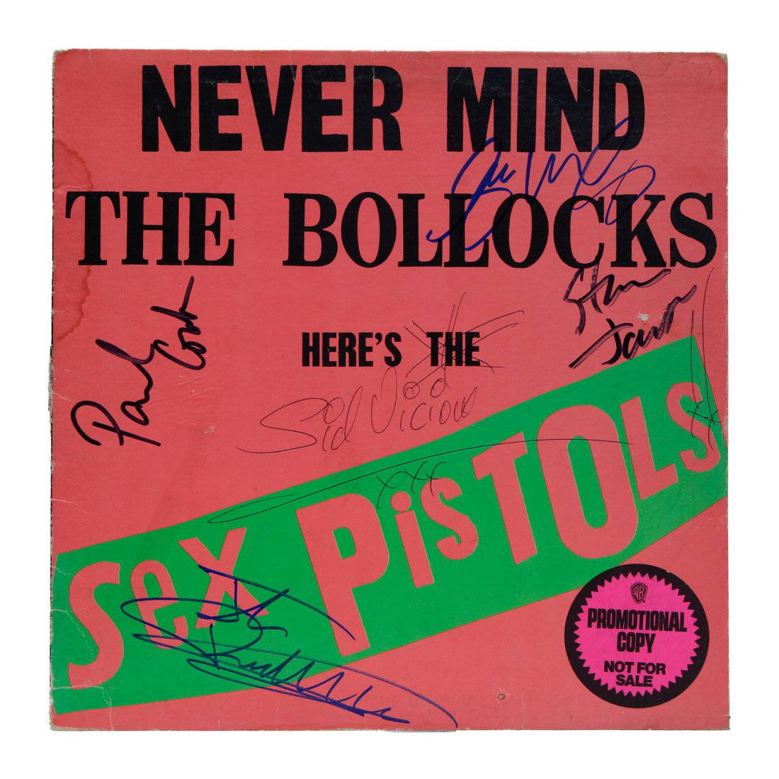 Very Very Rare Sex Pistols Signed Album 0015 On Apr 12 2023