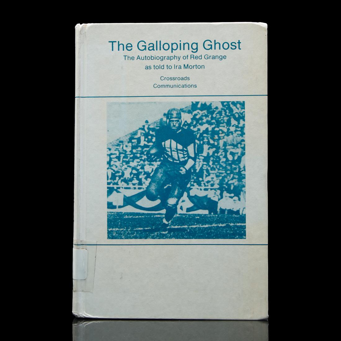 Red Grange Signed Book "the Galloping Ghost"