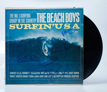 The Beach Boys Signed "surfin' Usa" Album