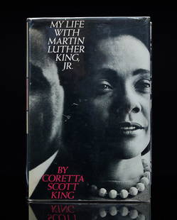 Civil Rights Leader Coretta Scott King Card Signed