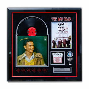 Signed Rat Pack Frank Sinatra Dean Martin Peter Lawford