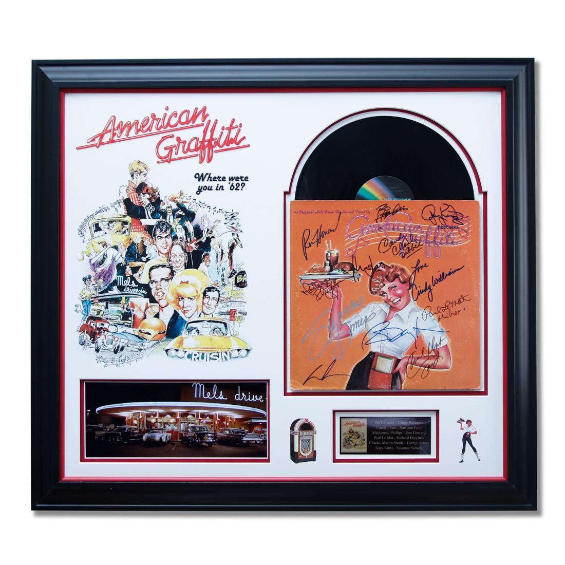 American Graffiti Cast Signed Album.