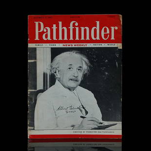 Albert Einstein Signed "quick" Magazine