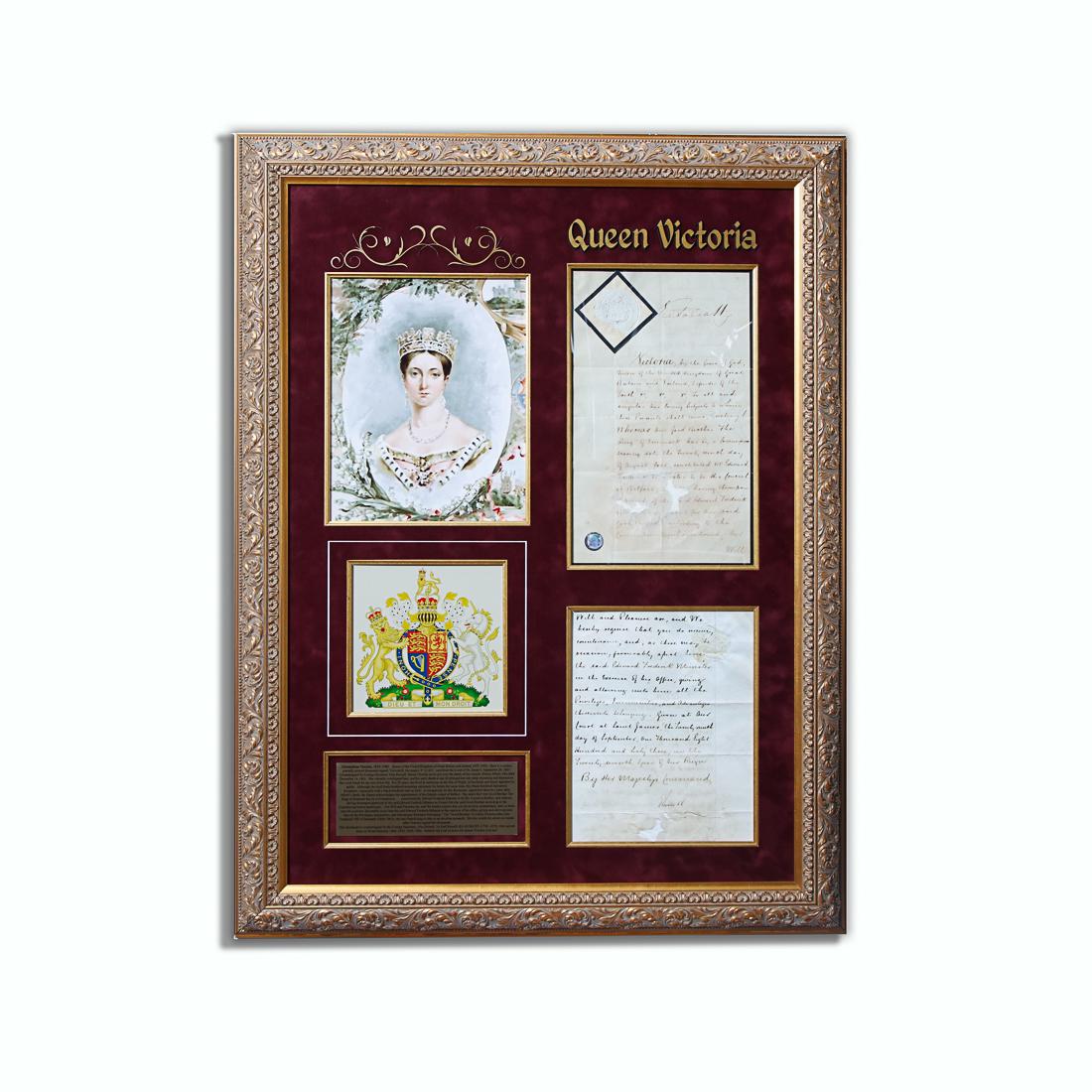 Queen Victoria Signed Letter Dated Sept 29, 1863