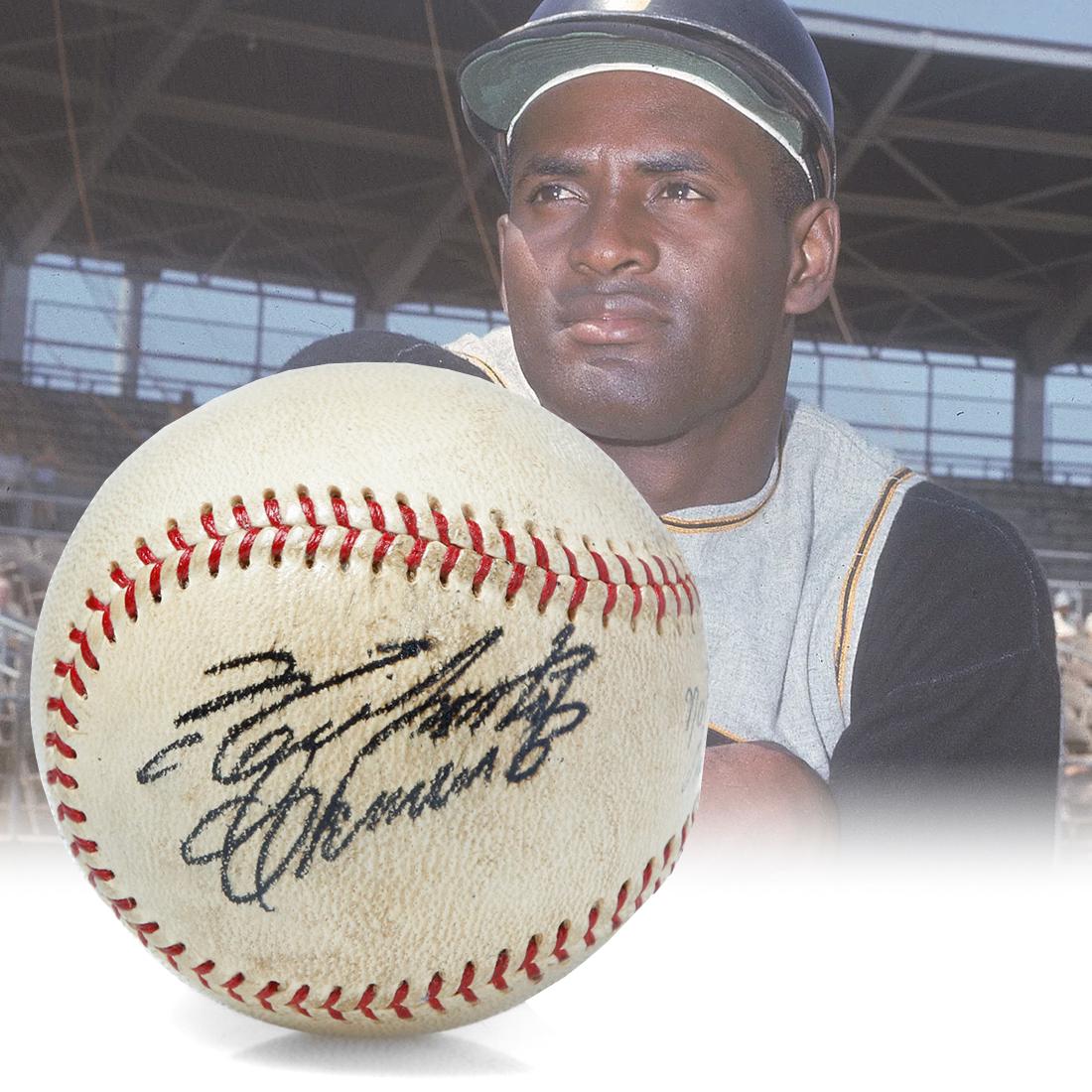 Roberto Clemente Signed Official League Baseball Auction