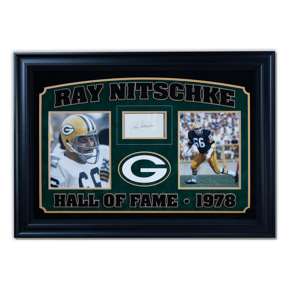 Ray Nitschke Signed Card Auction