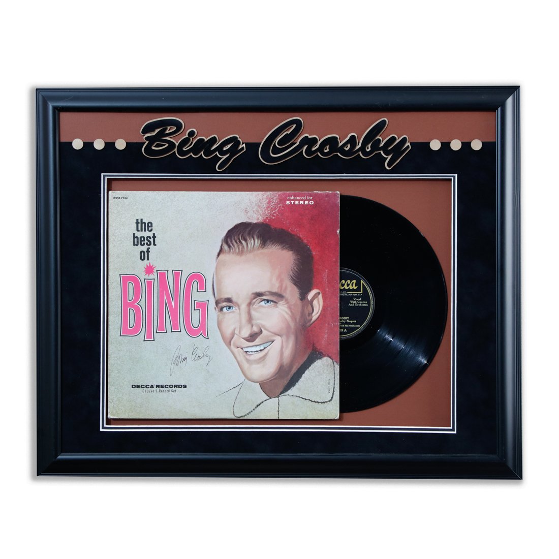 Bing Crosby Signed "the Best Of Bing" Album