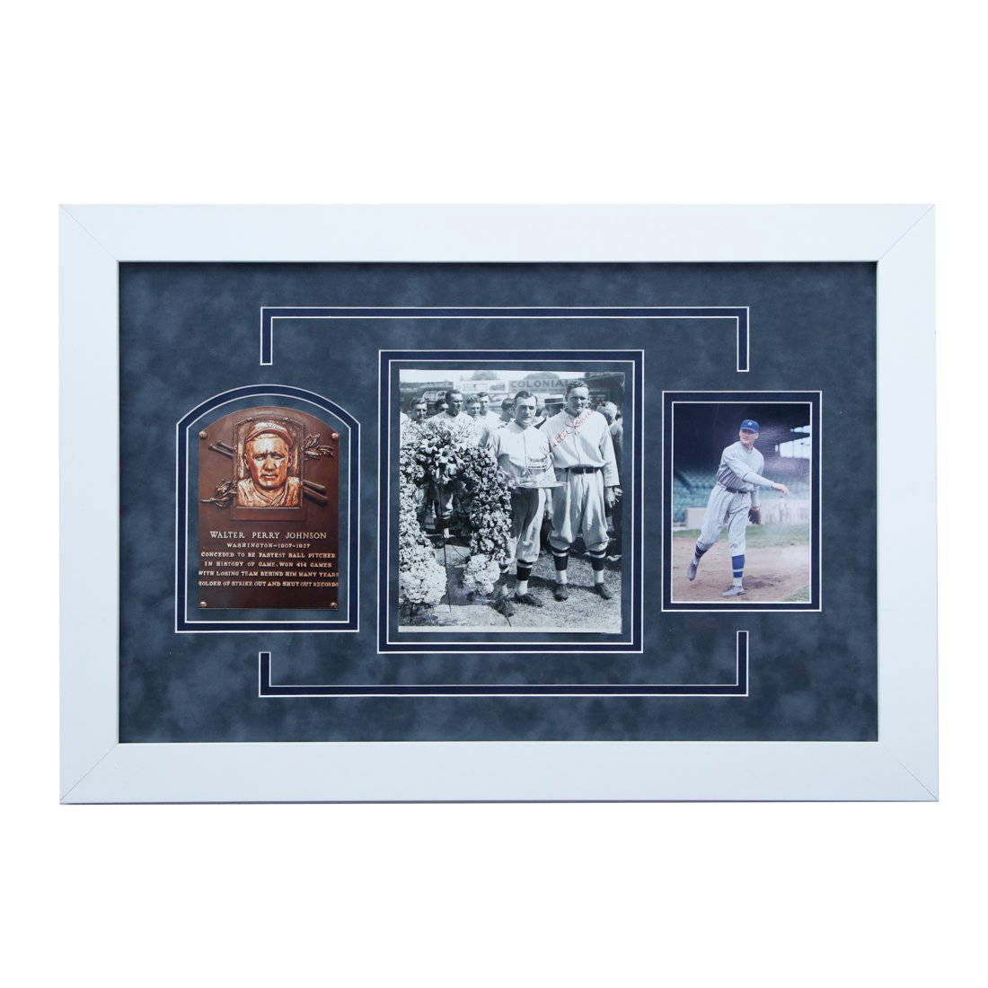 Walter Johnson Signed 7.75 X 8.75 Photograph Auction