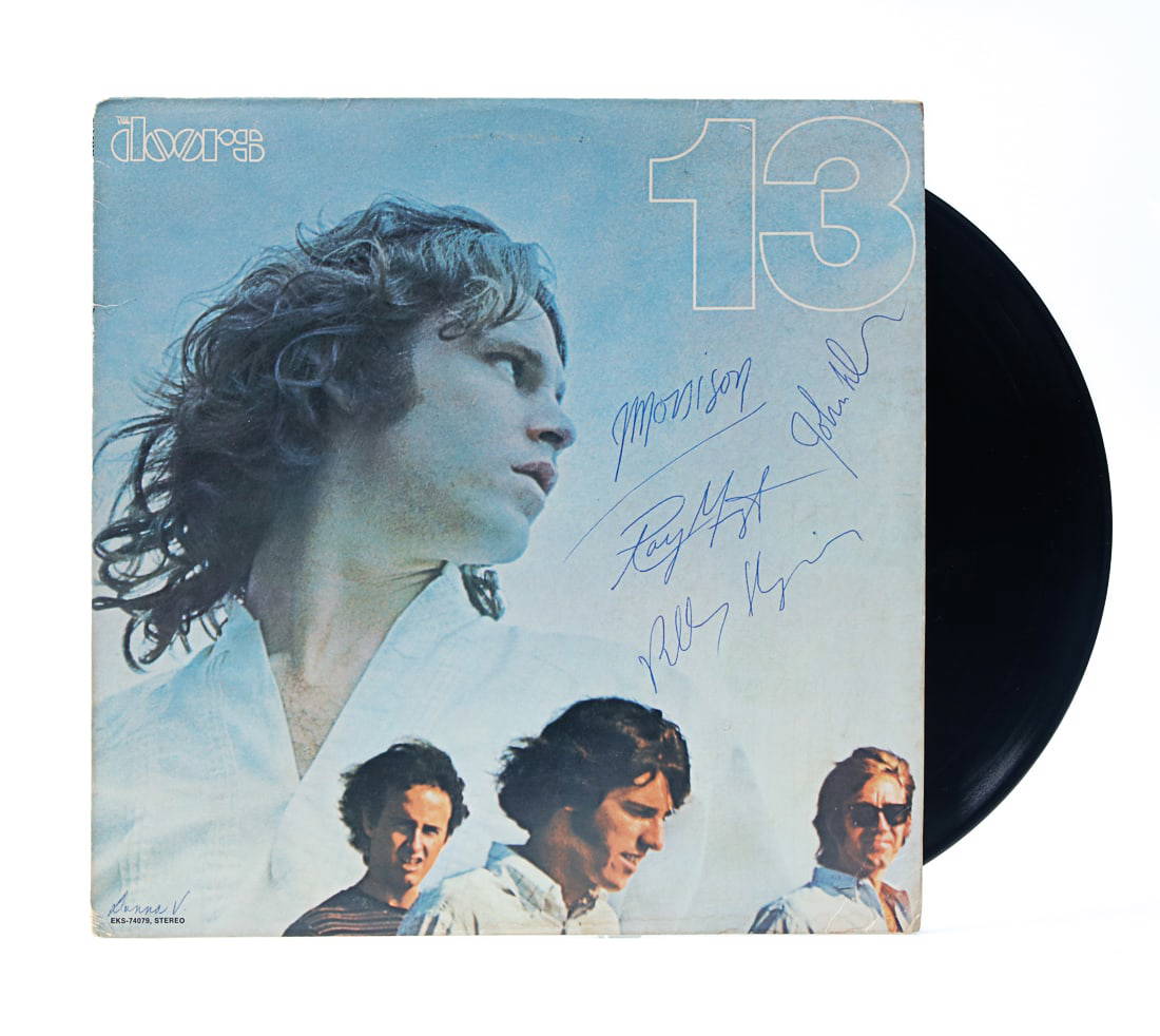 Jim Morrison And The Doors Signed "13" Album Auction