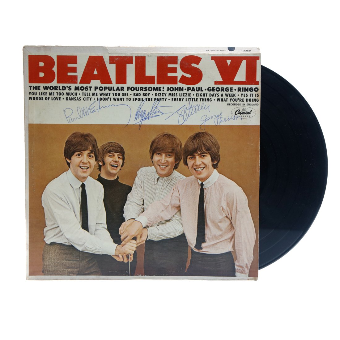 Beatles Signed "beatles Vi" Album Auction