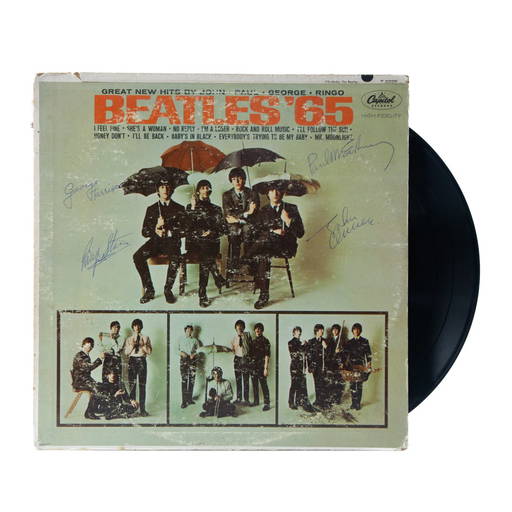 Beatles Signed "beatles '65" Album