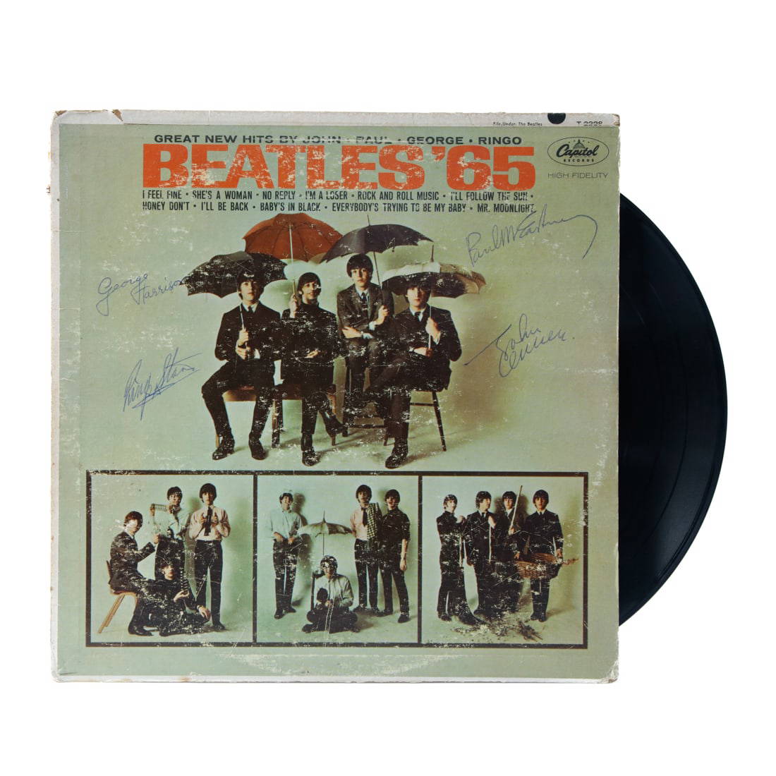Beatles Signed "beatles '65" Album Auction