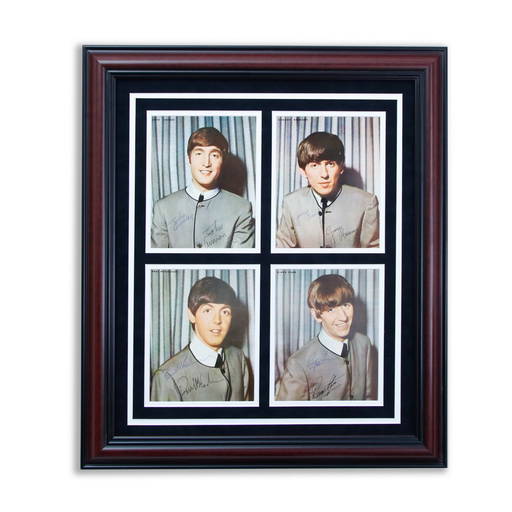 Beatles Signed 1964 Individual Portrait Photos