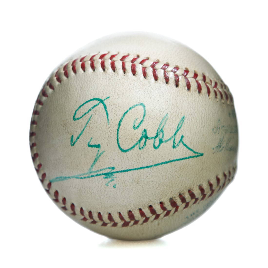 Ty Cobb Autographed Oal William Harridge Baseball - Oct 11, 2023 ...