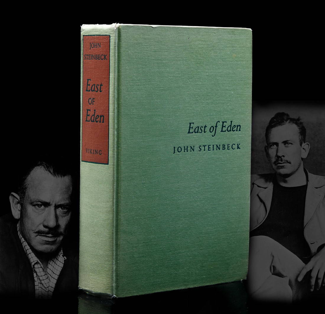 John Steinbeck Signed "east Of Eden" Book Auction