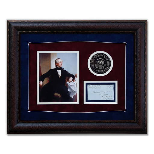John Tyler Signed Free Frank Envelope